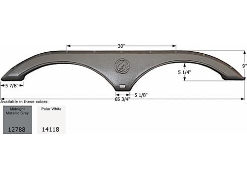 Icon Technologies Limited Rv Fender Skirt Tandem Evergreen Fs2788 ...