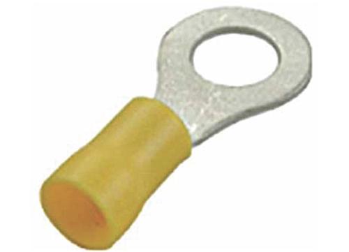 J T & T Products 1210 #10 Yellow Vinyl Ring Terminal 14 Pcs #JTT-2014H ...