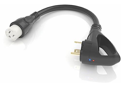 Lippert Rv Pigtail 15A Conn 515R (F) 30A Rv Plug Tt30P (M) Blk #LIP ...