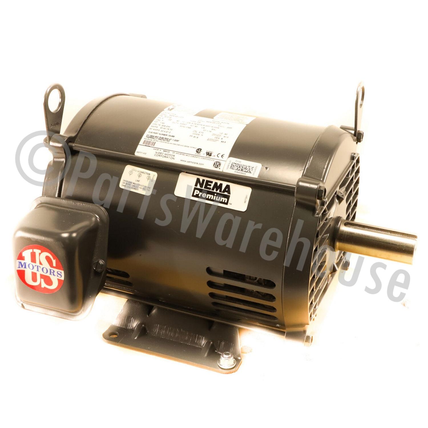 Lennox Blower Motor, 7.5 Hp, 230V-3Ph #LNX-72W66 - Hvac Parts and ...