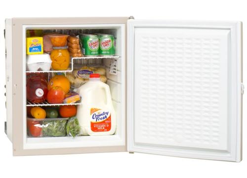 Norcold-3Way-Refrigerator-Builtin-Flange-Single-Door-Taupe-D