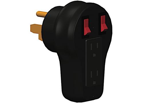 Progressive Industries 50A Rv Male To (2) 15A Female Resettable Circuit ...