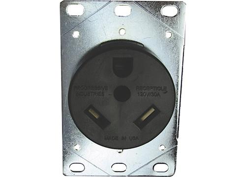 Progressive Industries 30A Dead Front Receptacle #POG-TT-30DFR - Rv ...