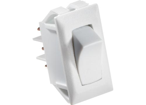 Rv Designer White Rocker Switch 10 A On/On Spdt Cutout .550In X 1.125In ...