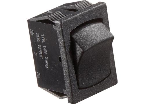 Rv Designer Black Rocker Switch 10 A On/Off Spst Cutout .508In X .756In ...
