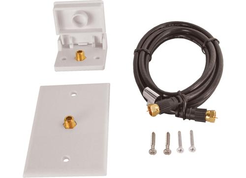 Rv Designer Tv Hook Up Kit White #RVD-T201 - Rv Parts and Accessories ...