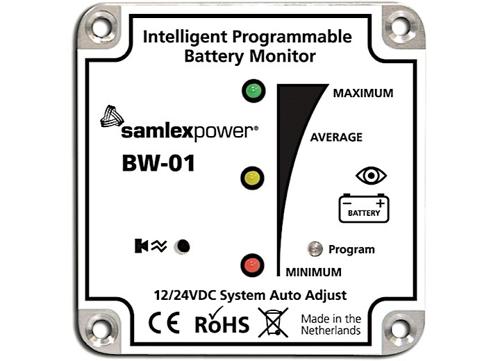 Samlex America Battery Monitor 12 Or 24Vdc Programmable #SML-BW-01 - Rv ...