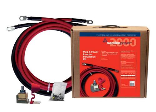Samlex America 200 Amp Inverter Install Kit Max 2000W Inverter #SML-DC ...