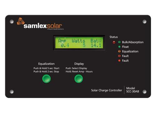 Samlex America Solar Charge Controller 12/24V 30 Amps W Lcd Display # ...