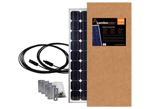 Samlex America Solar Panel Kit 100 Watts With Cables And Mounting ...