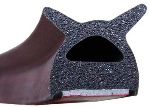 Steele Rubber Products W/S Sponge Half Rnd Tabs W/Tape 11/16X3/4 15Ft # ...