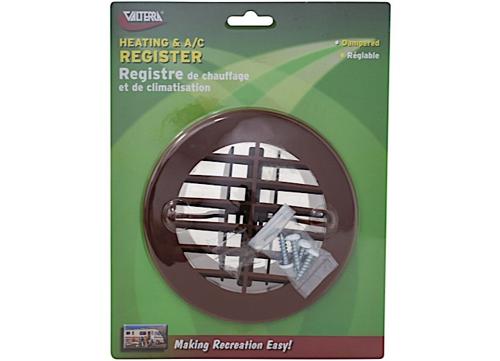 Valterra Products Llc Round Register Brown Carded #VLP-A10-3352VP - Rv ...