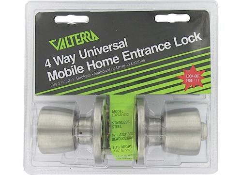 Valterra Products Llc Door Lock Entrance 4Way Universal Knob X Knob Ss ...