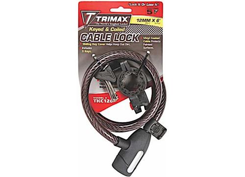 Trimax Locks High Security Cable Lock W/ Quick Release Bracket 6 #WYE ...