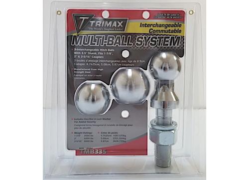 Trimax Locks Trimax Adjustable Tow Ball Kit Includes 1In Shaft With 17 ...