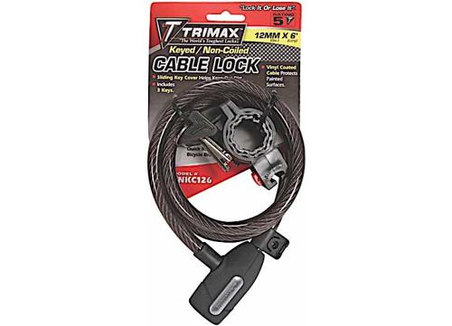 Trimax Locks High Security Cable Lock W/ Quick Release Bracket 6 #WYE ...