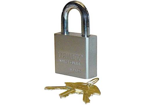 Trimax Locks Sq. Hardened 50mm Solid Steel Padlock 125Inx 10mm Dia ...