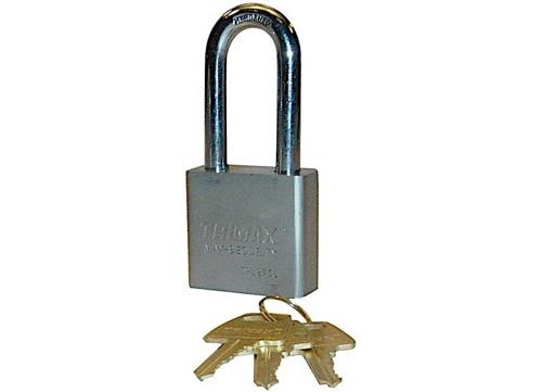 Trimax Locks Sq. Hardened 50mm Solid Steel Padlock 225Inx 10mm Dia ...