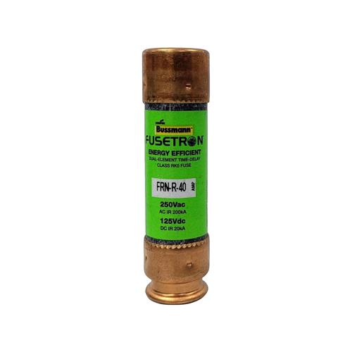 York Fuse,Buss,Fusetron,250V,40A (M #YOR-S1-FRNR40 - Hvac Parts and ...