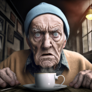 Grumpy Grandpa - Photo #88 - Premium AI Art - AI Generated Stock Photos