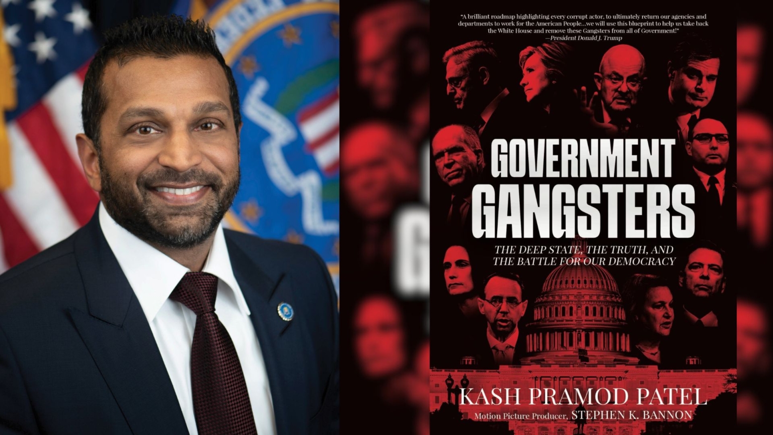 FBI Director Kash Patel’s “Government Gangsters” hits bestseller list