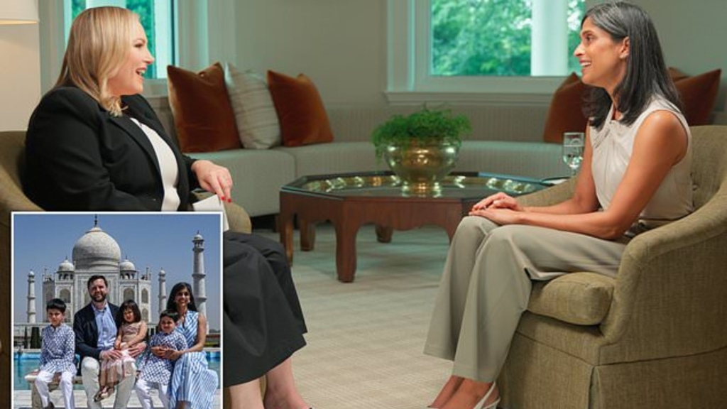 Usha Vance discusses balancing Hindu roots in Catholic family life