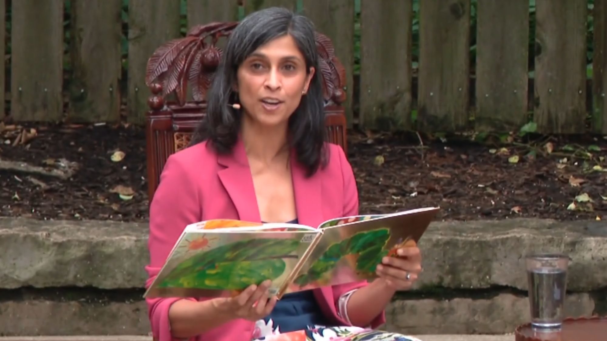 Second Lady Usha Vance advocates for summer reading at Ohio State Fair